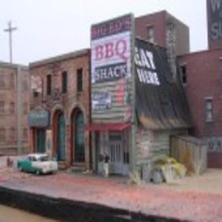 DOWNTOWN DECO HO SCALE BUILDING KITS
