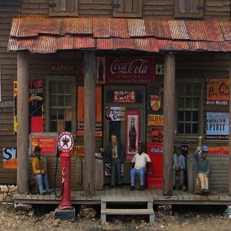 DOWNTOWN DECO HO SCALE BUILDING KITS