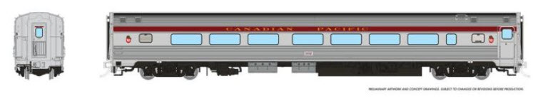 RAPIDO TRAINS STAINLESS STEEL BUD COACHES