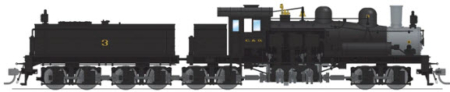 BROADWAY LTD CLASS D 4 TRUCK SHAY