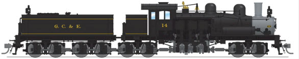 BROADWAY LTD CLASS D 4 TRUCK SHAY