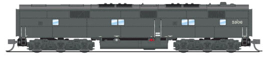 BROADWAY LTD N SCALE E7 LOCOMOTIVES STEALTH SERIES